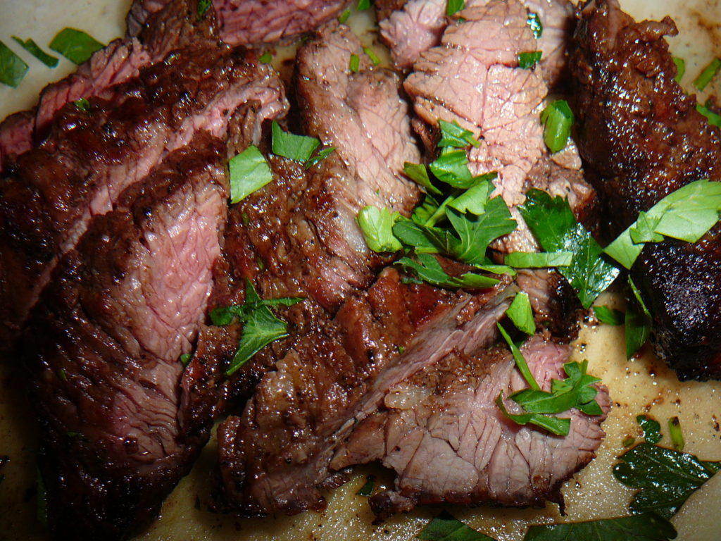 Grilled Bourbon Marinated Sirloin Tip Steak – Randi's Country Kitchen