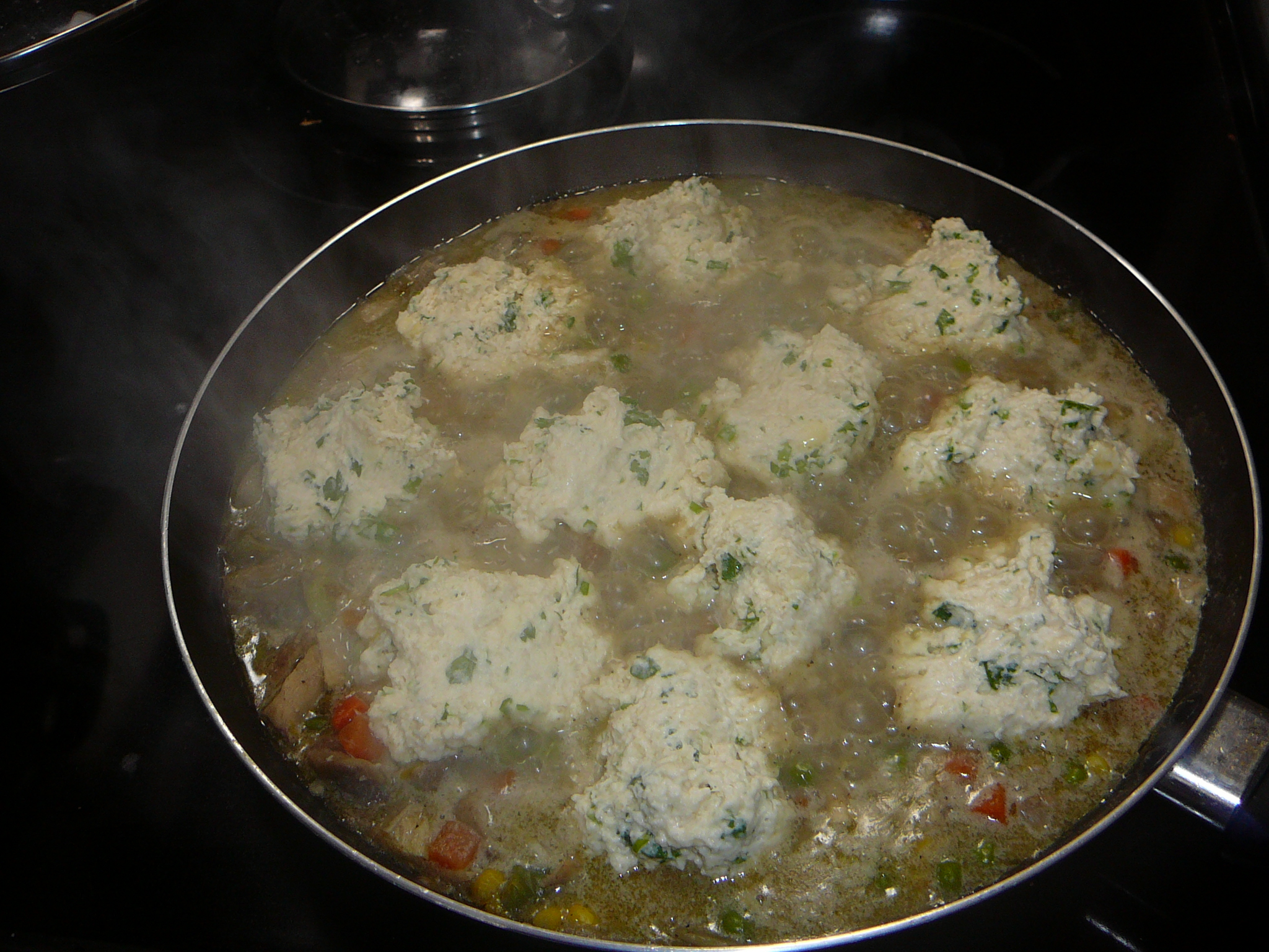 Fluffy Drop Dumplings with Parsley – Randi's Country Kitchen